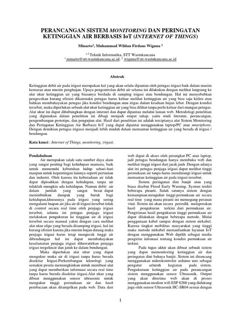 Stt-Wastukancana Ac Id-7 2 15 Minarto-Wildan | PDF