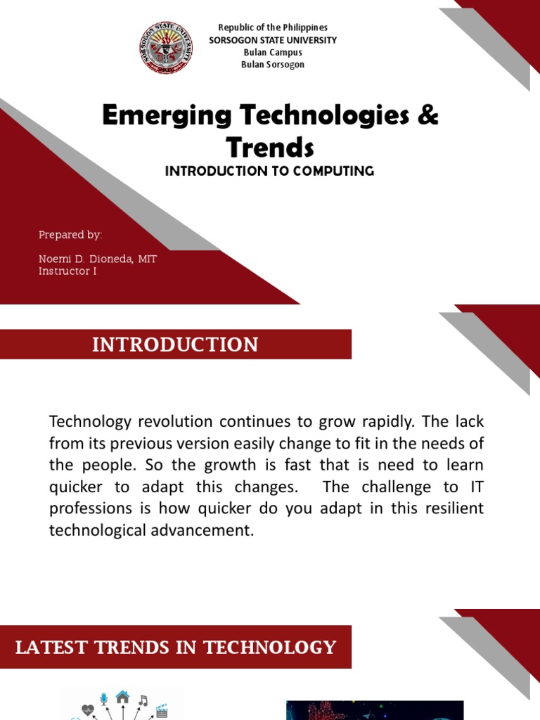 Module 2 - Emerging Technologies Trends | PDF | Internet Of Things ...
