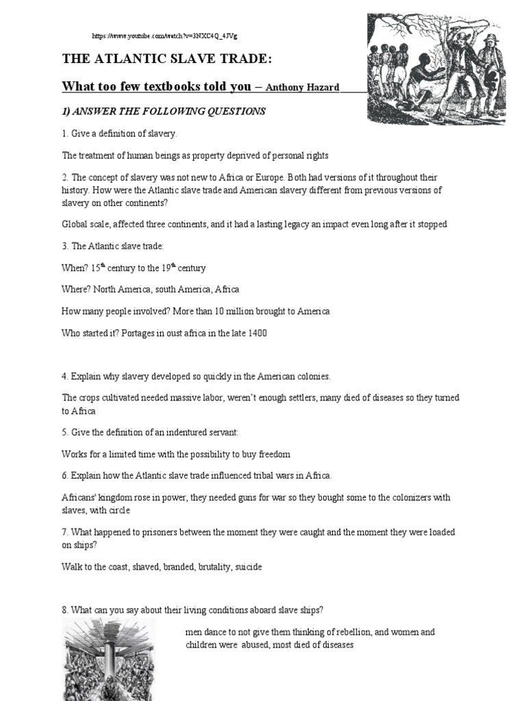 02-The Atlantic Slave Trade | PDF | Atlantic Slave Trade | Slavery