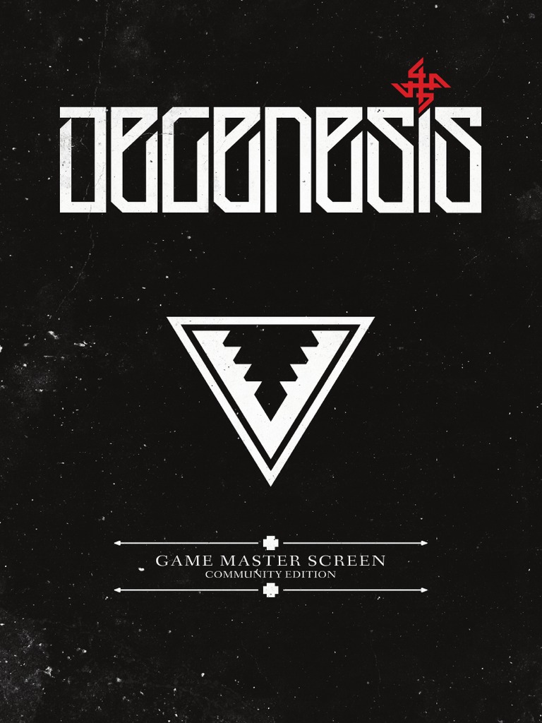 Game-Master Screen Degenesis v.1.1 | PDF