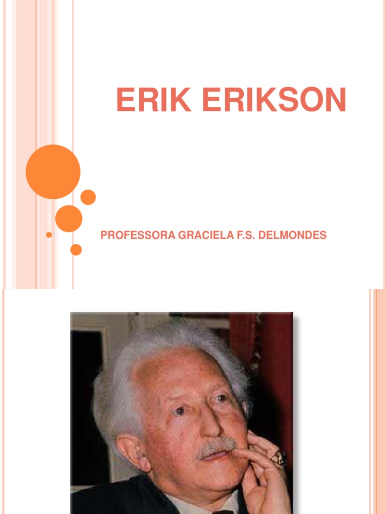 Erik Erikson | PDF | Adolescência | Psicologia