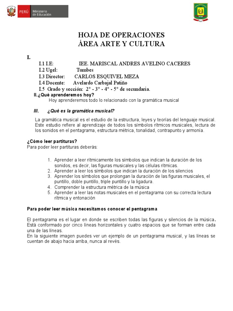 Gramática Musical | PDF | Clave | Ritmo y medidor