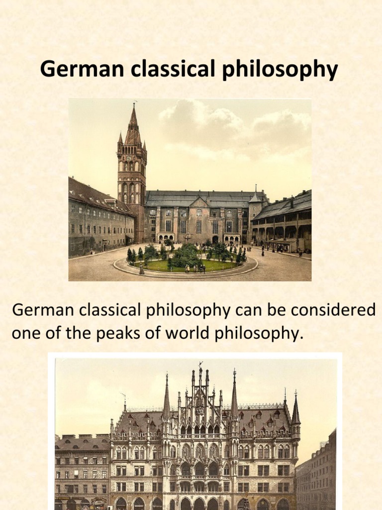 Overview of German Classical Philosophy | PDF | Immanuel Kant | Georg ...