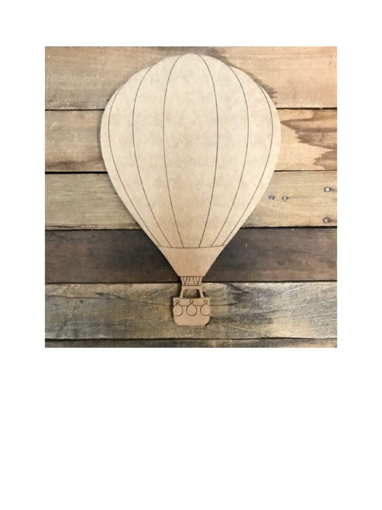 Hot Air Balloon Template | PDF