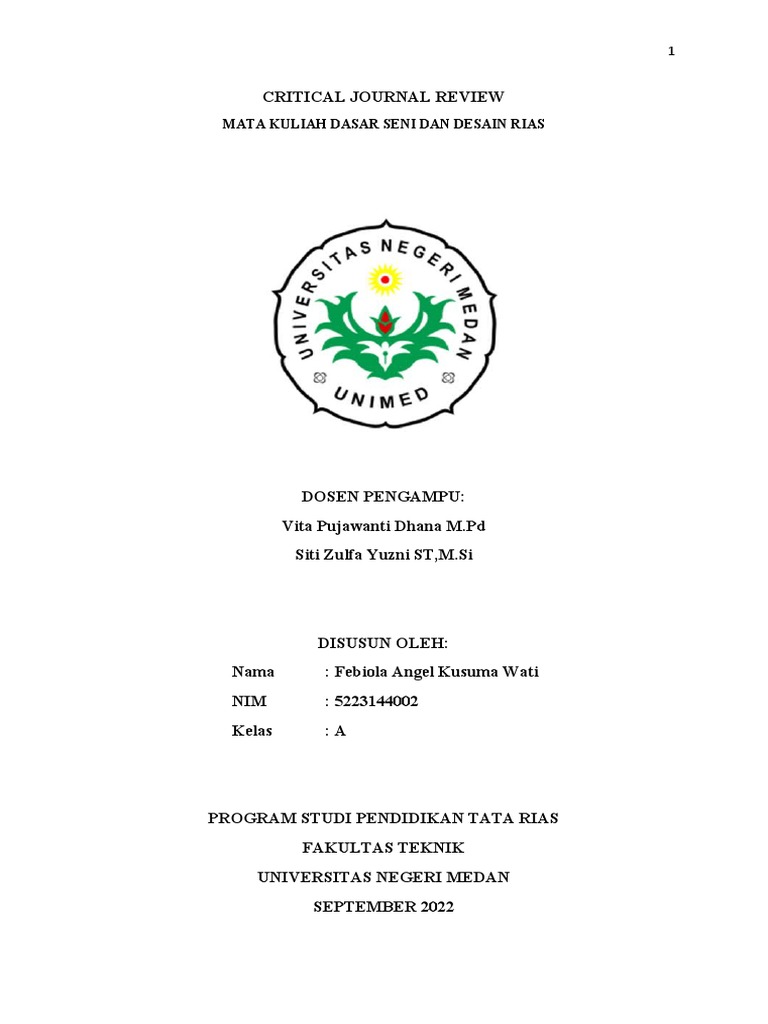 CJR Dasar Seni Dan Desain Rias | PDF