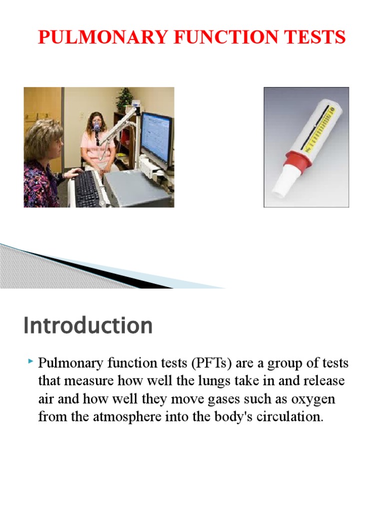 Pulmonary Function Tests Pdf Exhalation Respiration