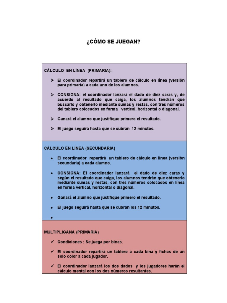 Cómo Se Juegan (Lic. Leticia Salgado Carrillo) | PDF