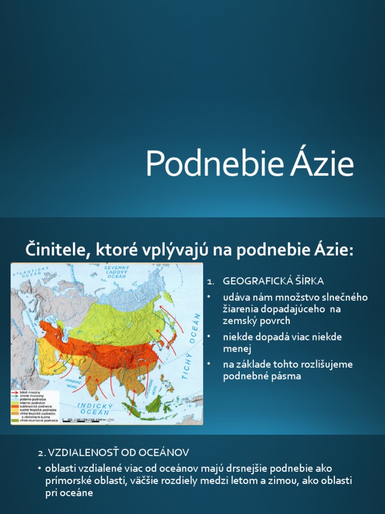 Podnebie Ázie | PDF