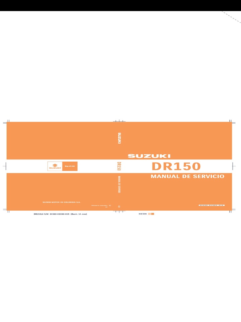 Manual DR 150 Suzuki | PDF