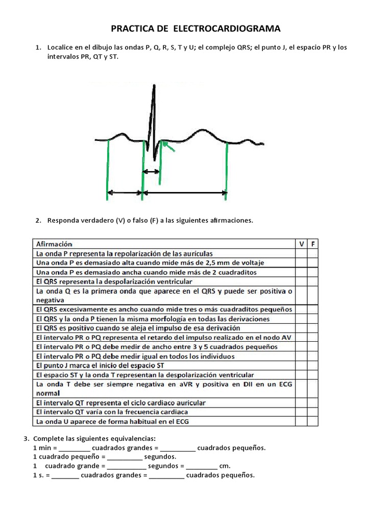 Interpretación básica de un electrocardiograma (ECG) | PDF