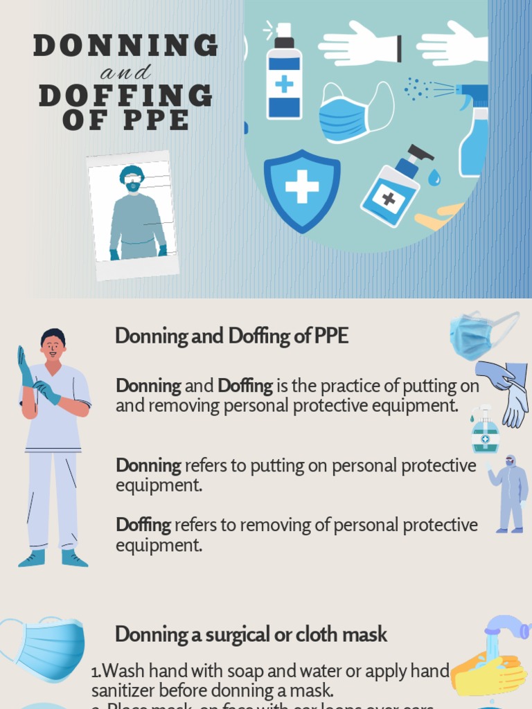 Donning and Doffing of PPE | PDF
