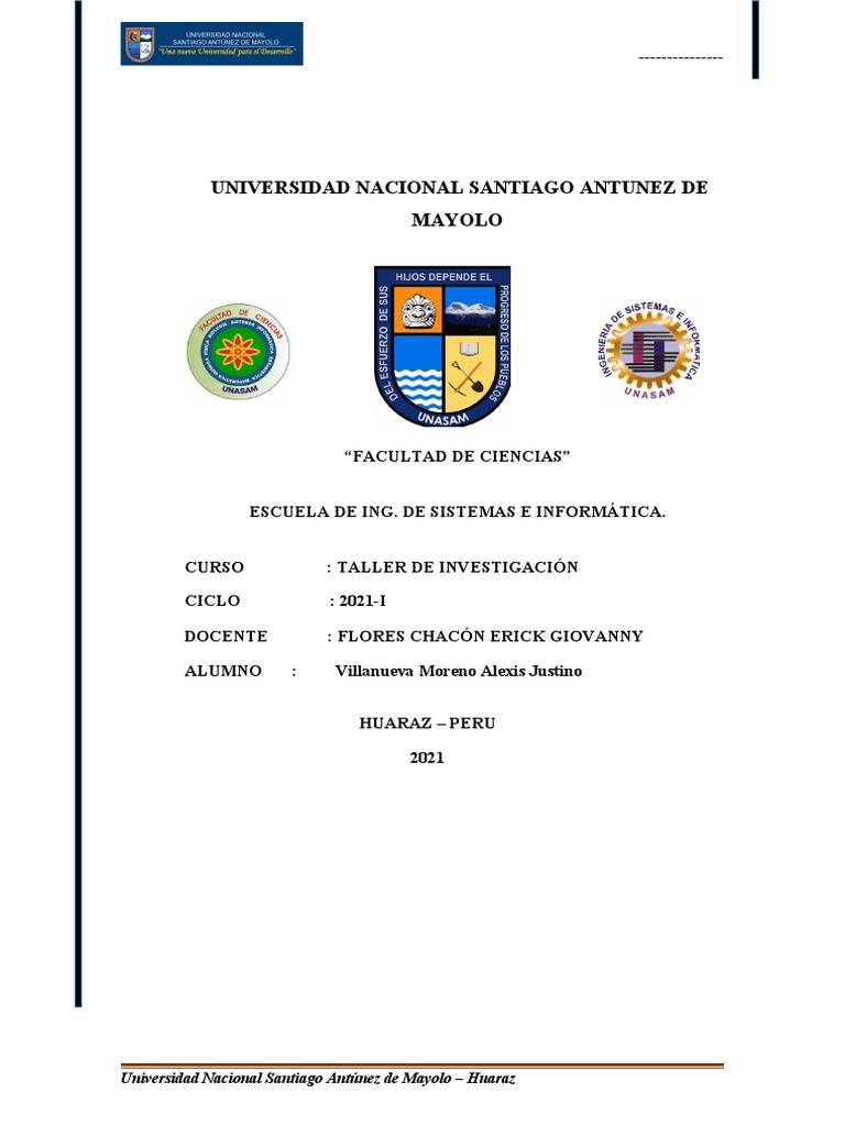 Caratula Unasam | PDF