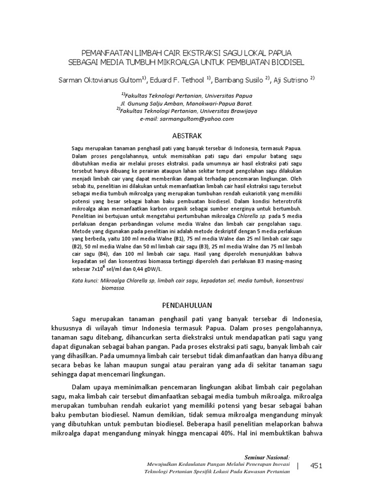 Abstrak: Sarman Oktovianus Gultom, Eduard F. Tethool, Bambang Susilo, Aji Sutrisno | PDF