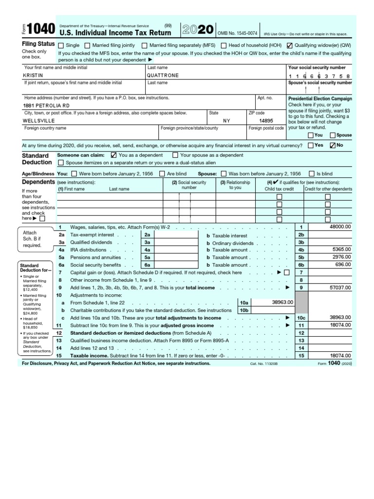 Irs Gov Forms-Signed | Download Free PDF | Tax Refund | Irs Tax Forms