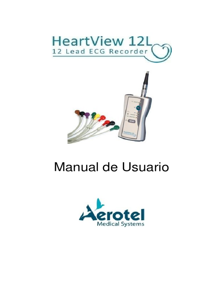HeartView 12L ESPAÑOL User Manual | PDF | Electrocardiografia | Bluetooth