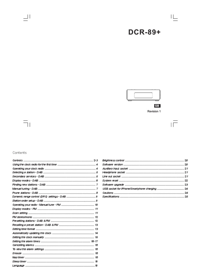 Sangean DCR-89 Plus (EN) | PDF | Headphones | Ac Power Plugs And Sockets