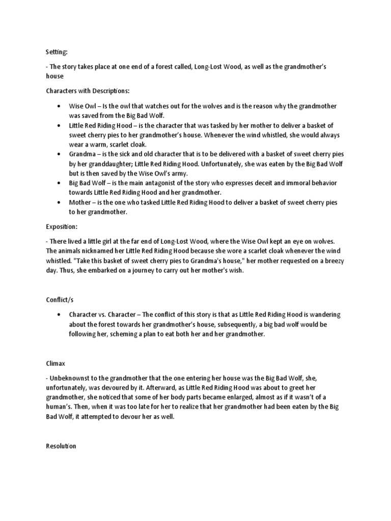 Modern Little Red Riding Hood | PDF | Little Red Riding Hood