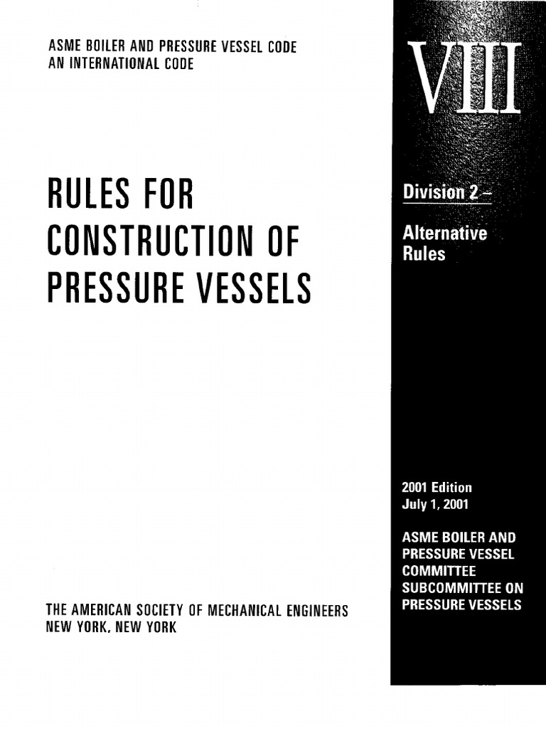 ASME VIII Div 2 Alternative Rules | PDF