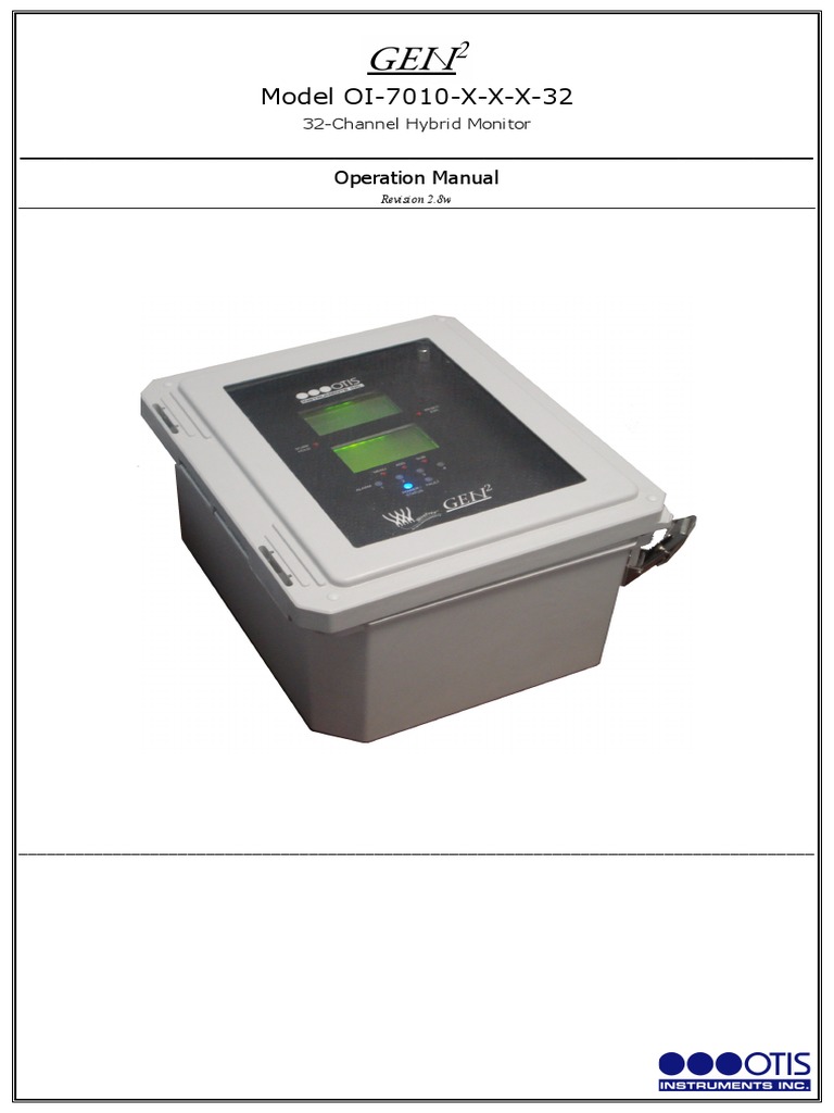 OI 7010 Operation Manual | PDF | Electrical Connector | Relay