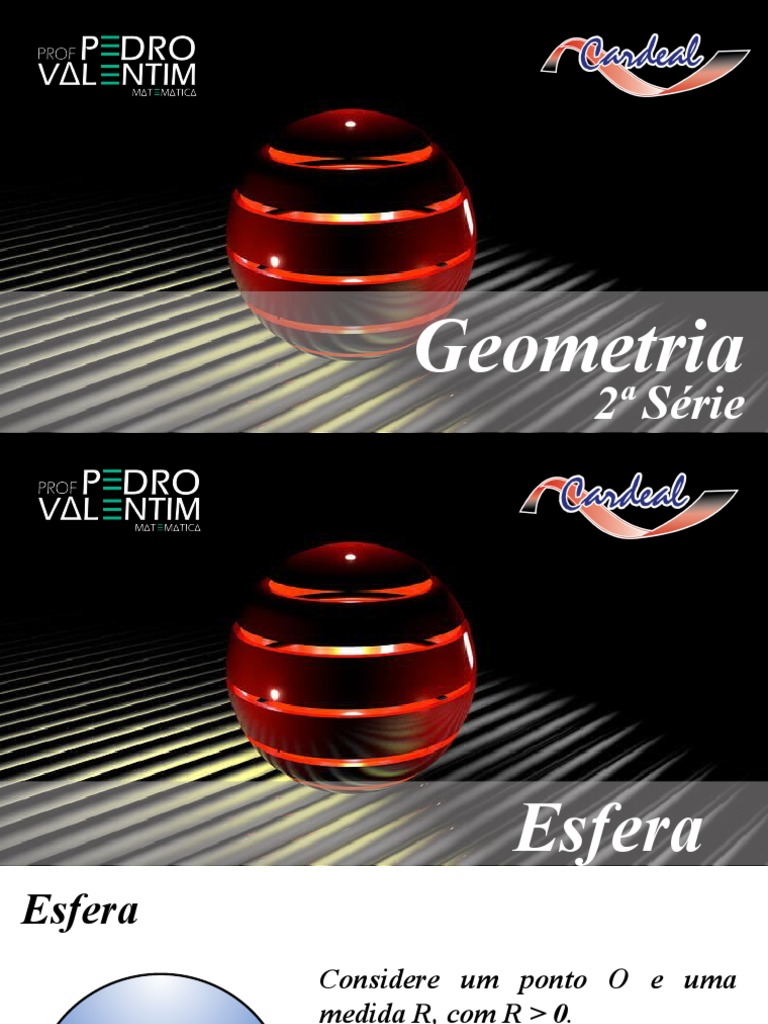 2º Ano - Esfera | PDF | Círculo | Esfera