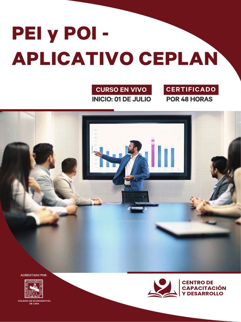 Curso en línea sobre Plan Estratégico y Operativo Institucional (PEI y ...