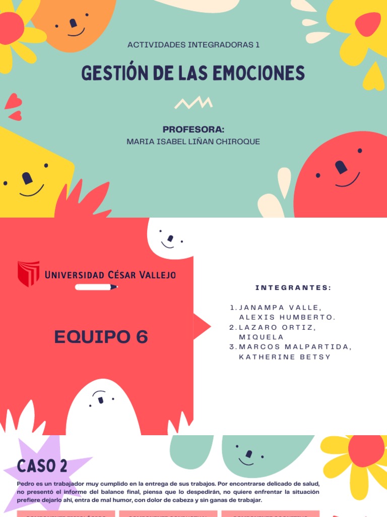 Grupo 6 Gestión De Las Emociones Pdf
