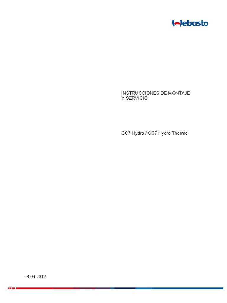 Instrucciones de Montaje y Servicio Compact Cooler 7 Hydro | PDF ...