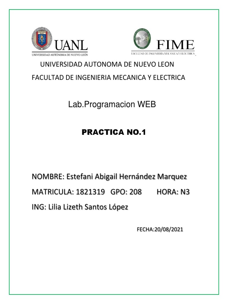 Pract#1 | PDF | HTML | Red mundial