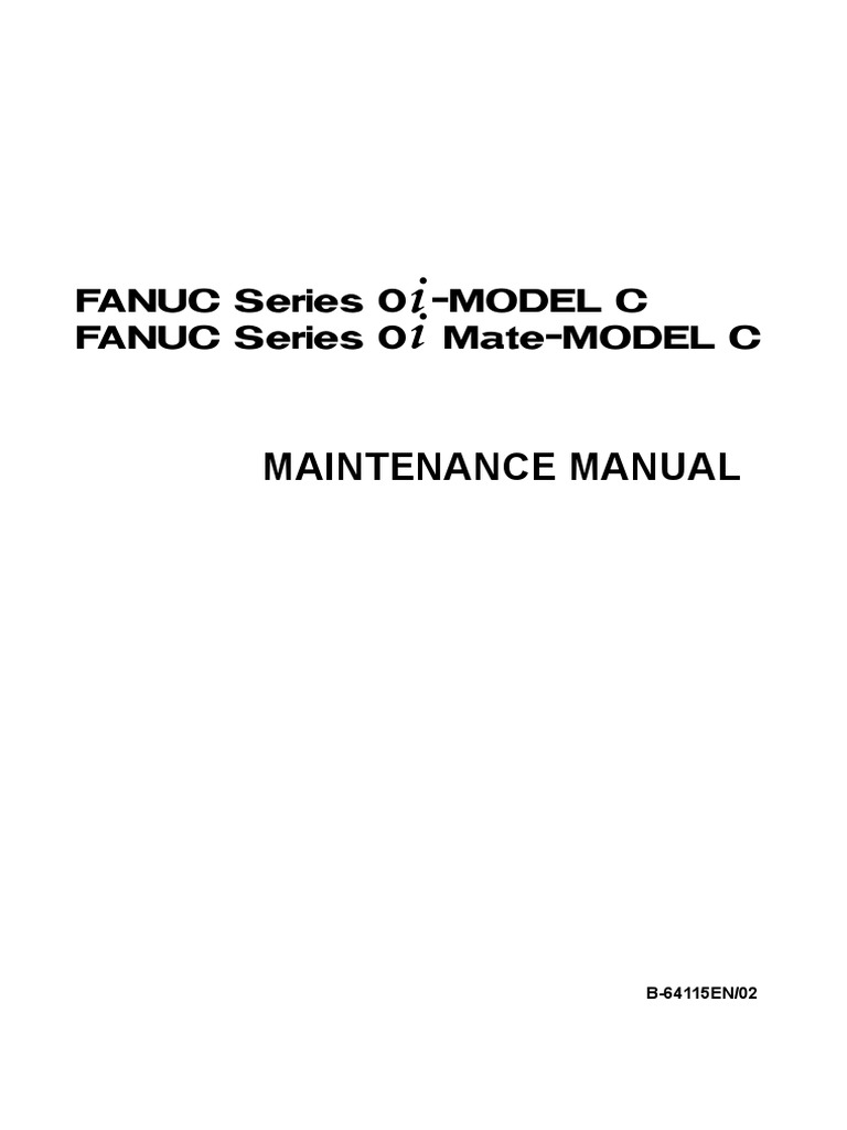 0i Model C-Maint Manual | PDF | C (Programming Language) | Parameter ...