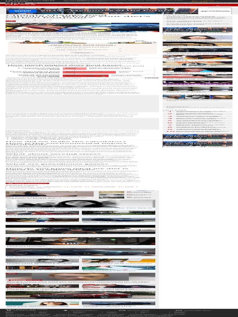 Climate Change Food Calculator What's Your Diet's Carbon Footprint - BBC News | PDF | Climate ...