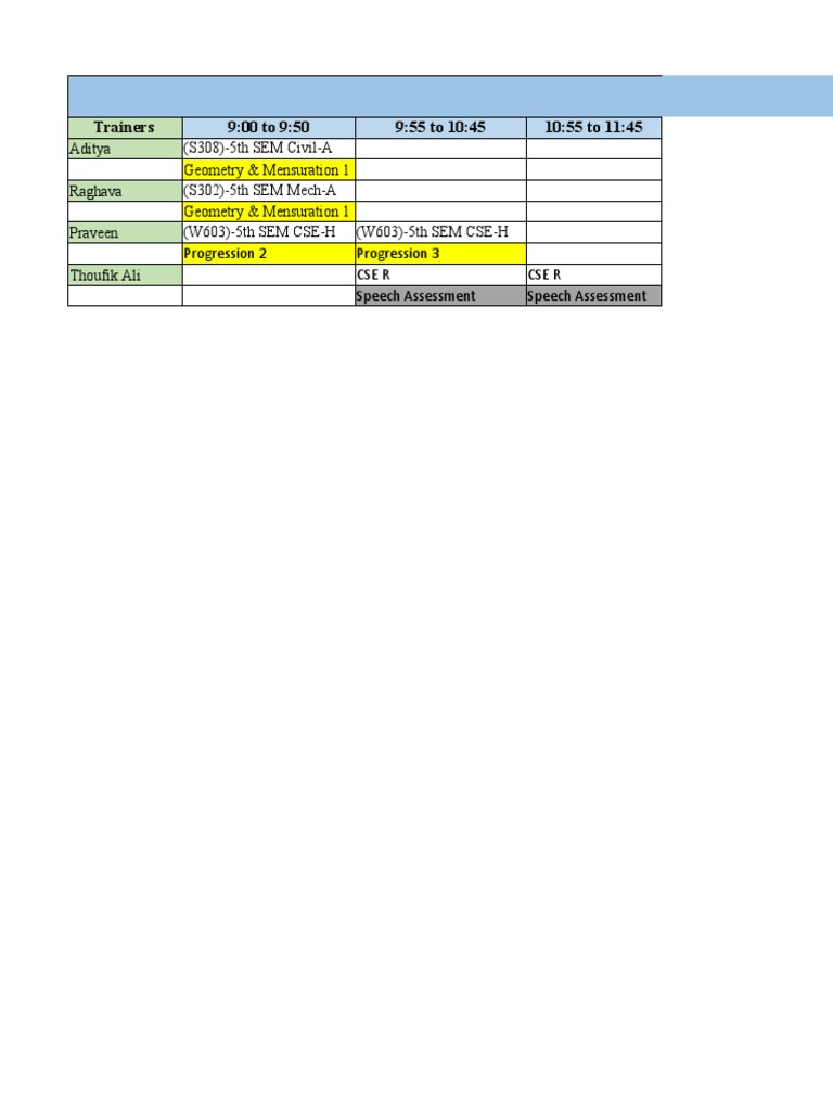 21.09.2022 Schedule - SRM AP | PDF | Teaching Methods & Materials