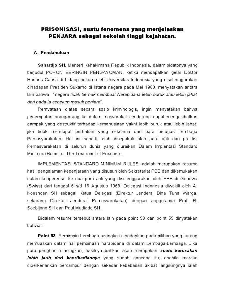 PRISONISASI Widodo | PDF