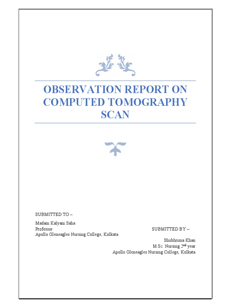 CT Scan - 091026 | PDF | Ct Scan | Medical Imaging