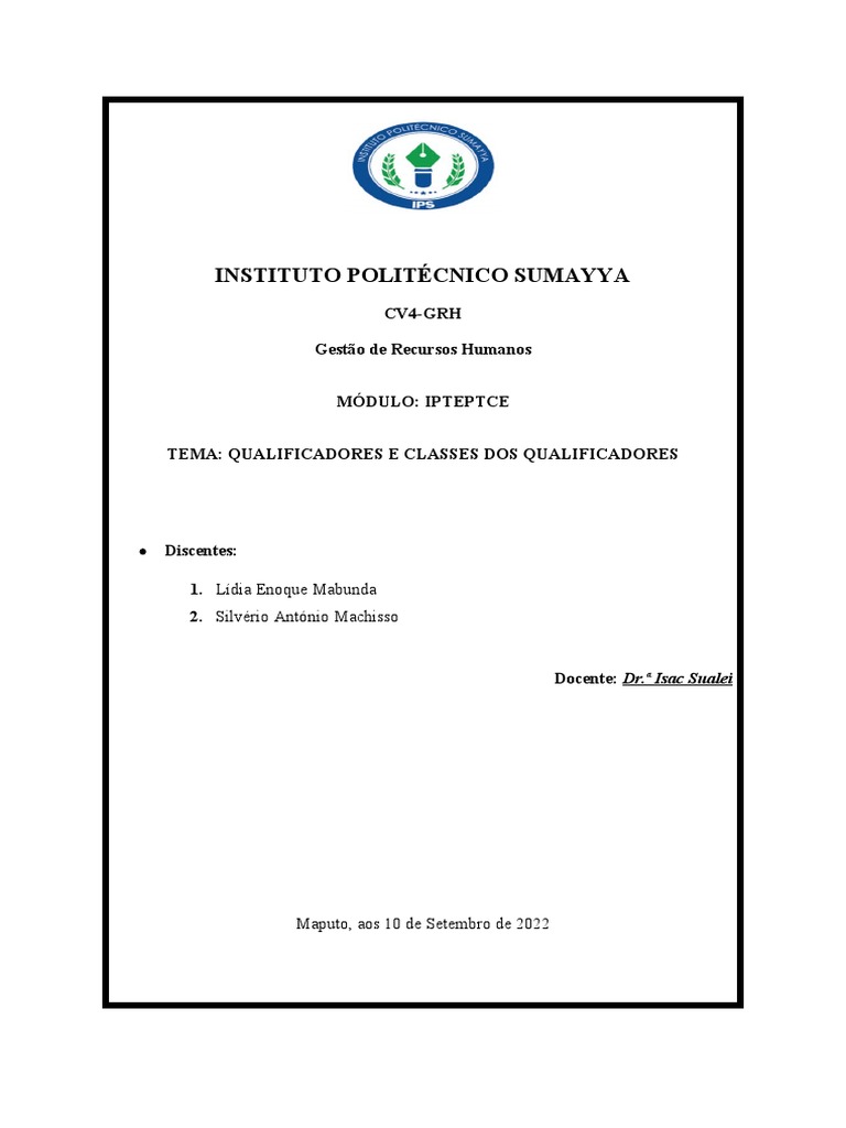 Trabalho em Dupla | PDF | Palavra | Adjetivo