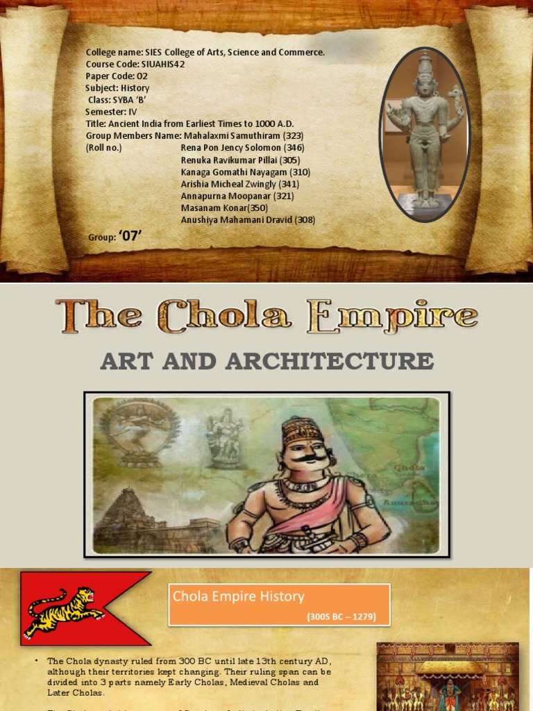 The Chola Empire | PDF | South India