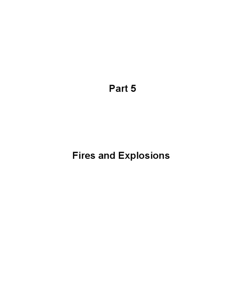 Fire and Explosions | PDF | Combustion | Fires