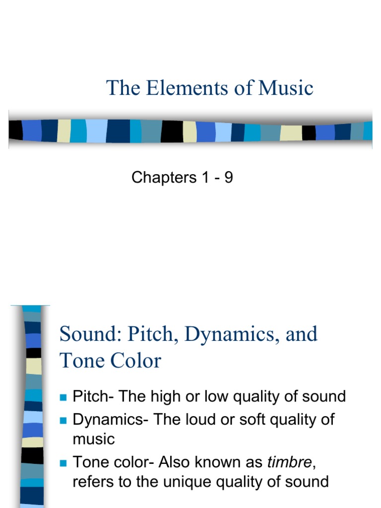 Elements of Music | PDF | Musical Instruments | Harmony