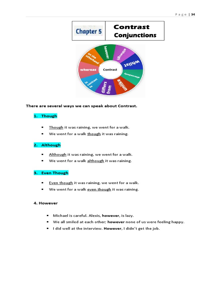 Contrast Conjunction2 | PDF