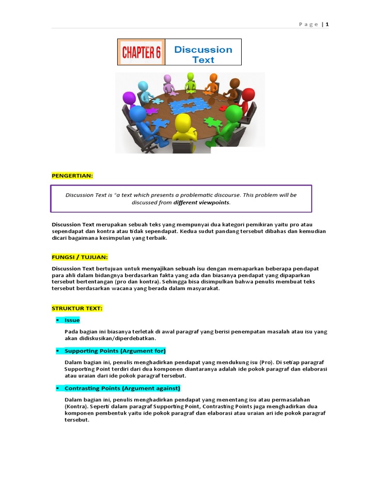 Discussion Text | PDF