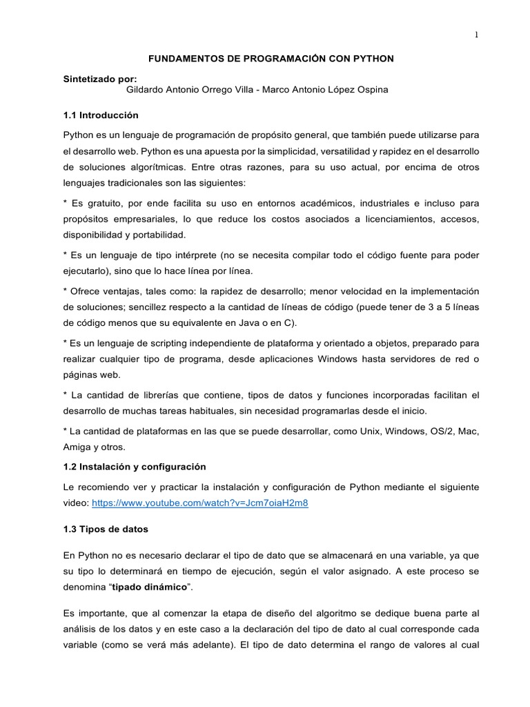 Propuesta Metodològica Programacion Python | PDF | Python (lenguaje de programación) | Programación