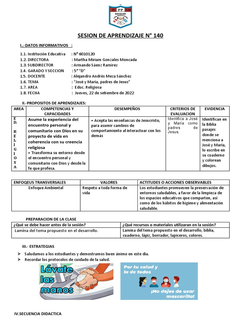 Lecciones de José y María para Jesús | PDF | María, madre de Jesús ...