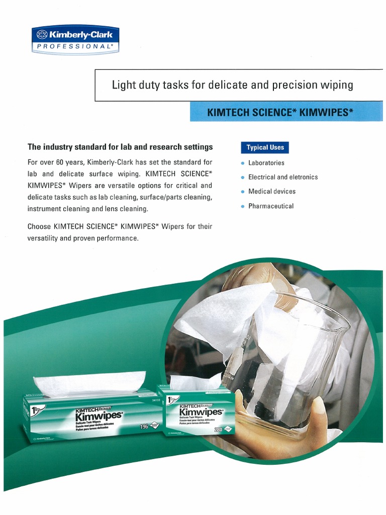 KIMTECH SCIENCE KIMWIPES Delicate Task Wipers | PDF