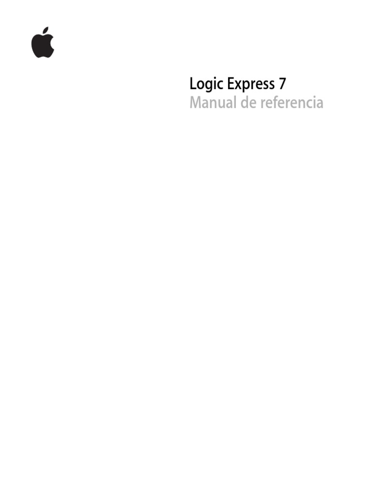 Logic Express 7 Manual de Referencia | PDF | Ventana (informática ...
