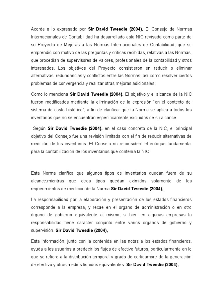 Citas Directas e Indirectas | PDF | Contabilidad | Estado financiero