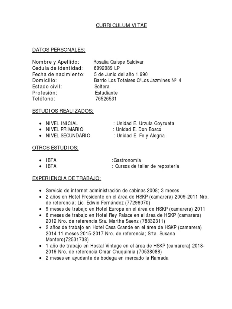 Curriculum Lia PDF | PDF