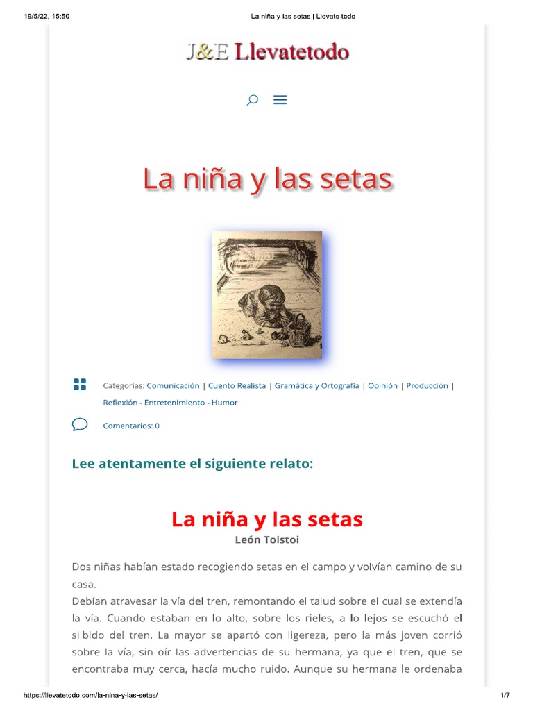 La Niña De Las Setas Pdf