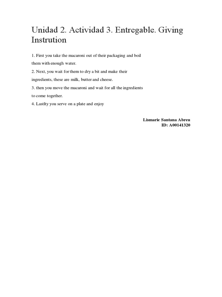 A Step-by-Step Guide to Preparing a Classic Macaroni and Cheese Dish | PDF