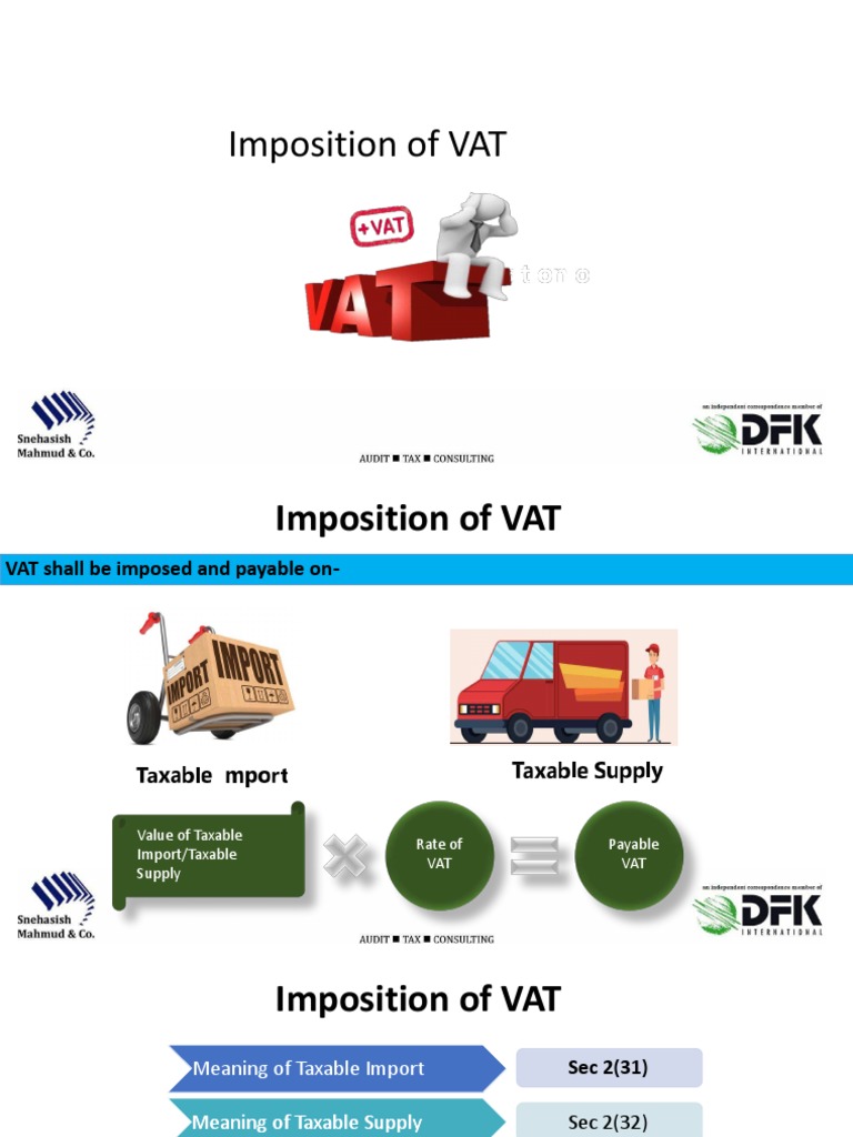 Chapter 3 - Imposition of VAT - SB | PDF | Value Added Tax | Taxes