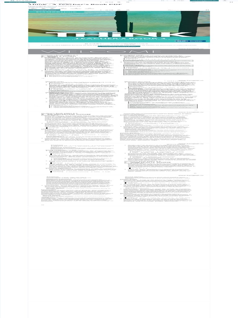 Think 4 Teacher S Book PDF | PDF | Reading Comprehension | Grammar