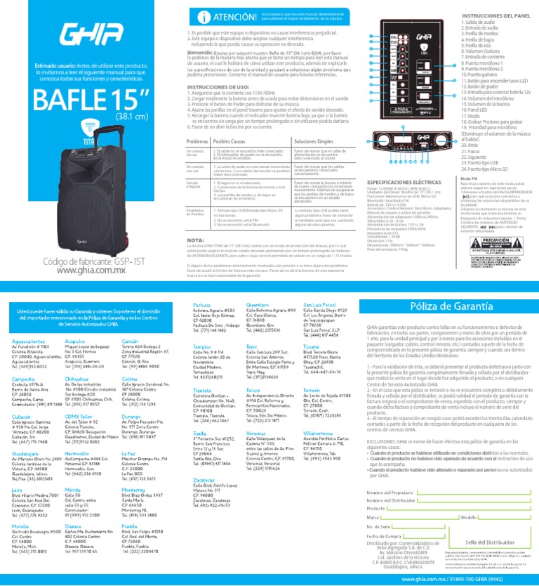 Manual | PDF | USB | Micrófono